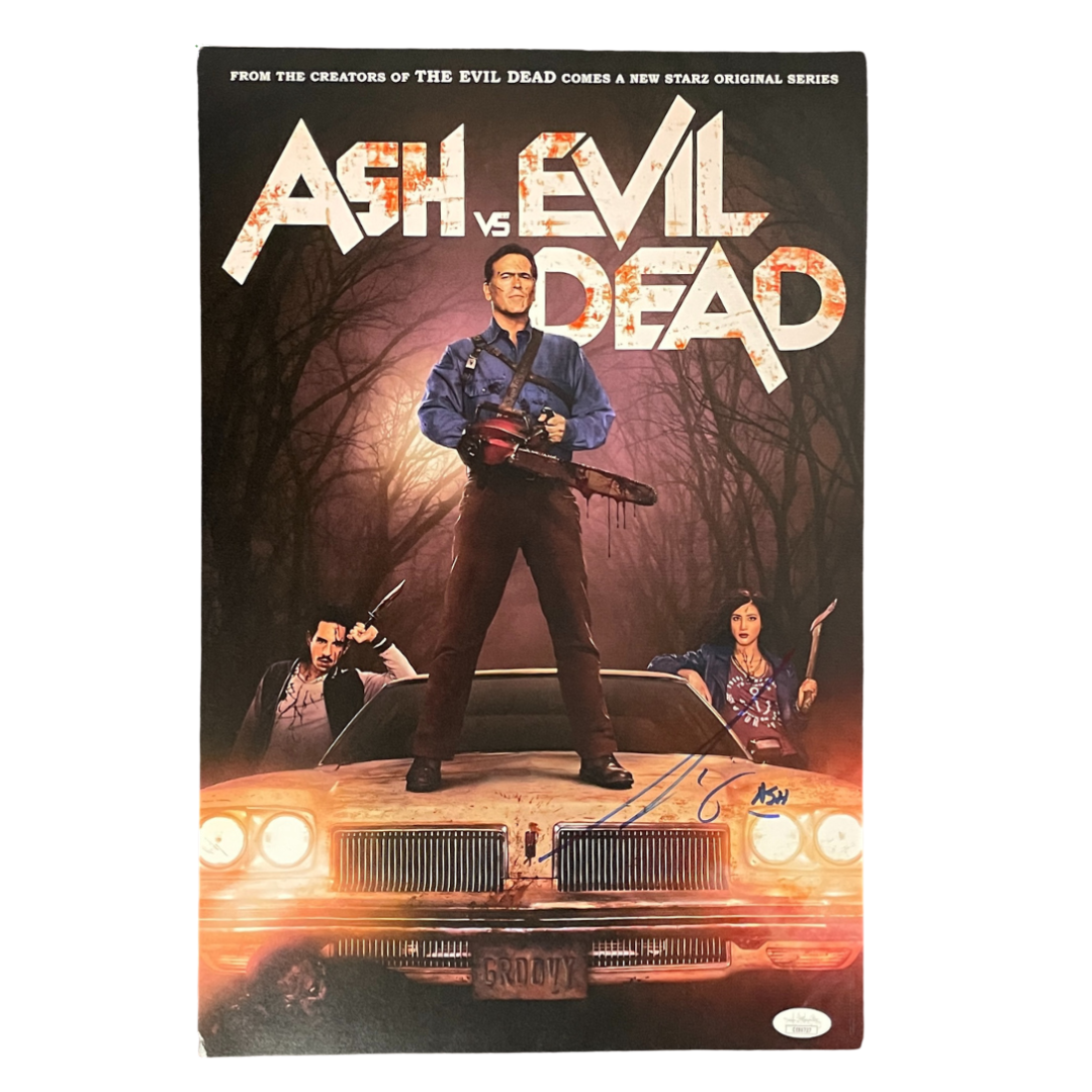 Ash vs Evil Dead Poster Signed in Bruce Campbell – COA JSA ...
